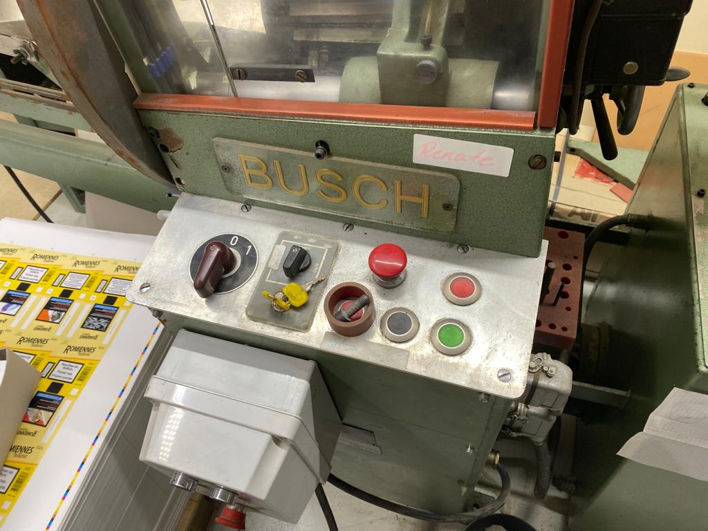 Busch B EST Label Punching Machine | AGM Anwar Graphische Maschinen GmbH