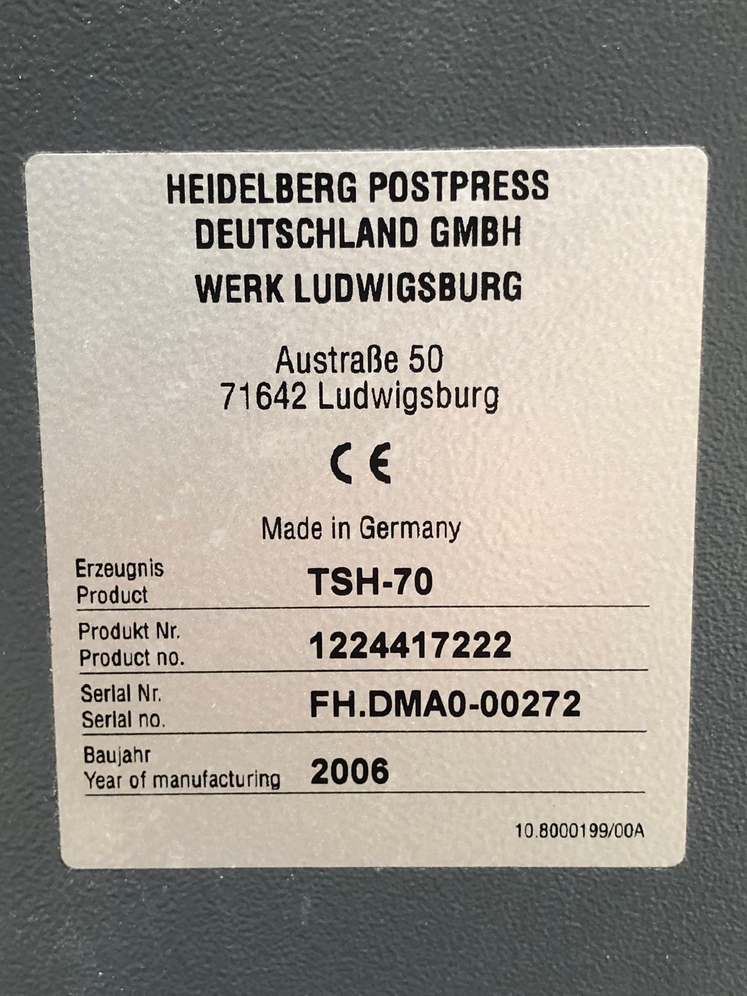 Heidelberg Twinstacker TSH-70 | AGM Anwar Graphische Maschinen GmbH